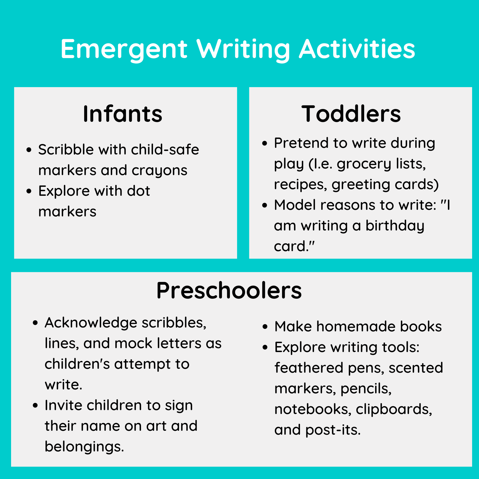 Emergent Writing - rayzkidz.com/blog