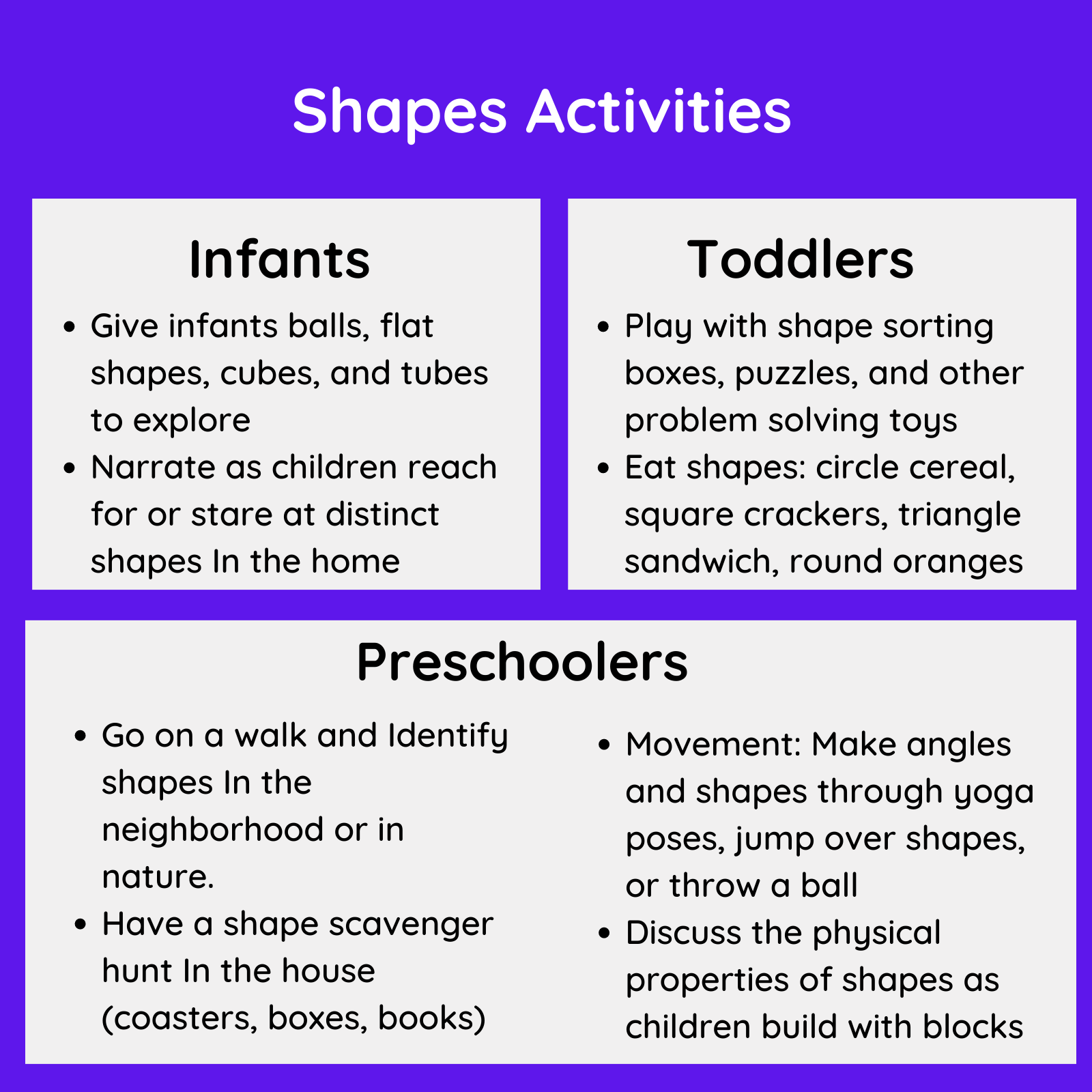 Identifying Shapes | rayzkidz.com/blog